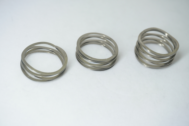 Carbon Steel wave spring,Nickel plating wave spring